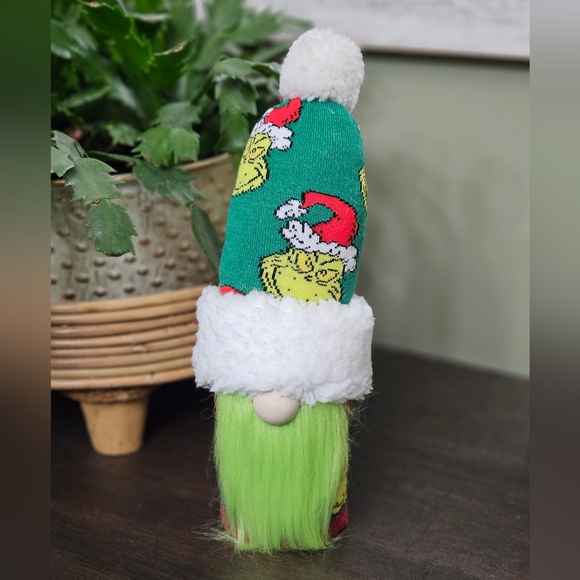 Hand Crafted | Holiday | Grinch Gnome Handmade | Poshmark